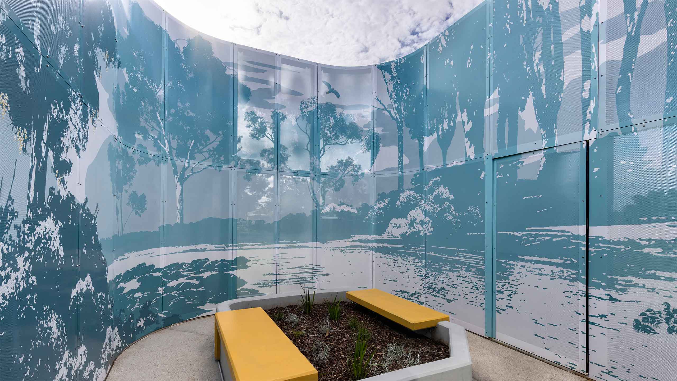 McKellar Centre | Custom Metal Imagery