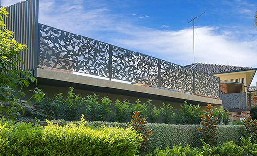 Perforated Pool fencing